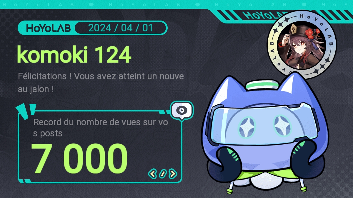 Je suis trop contente | HoYoLAB