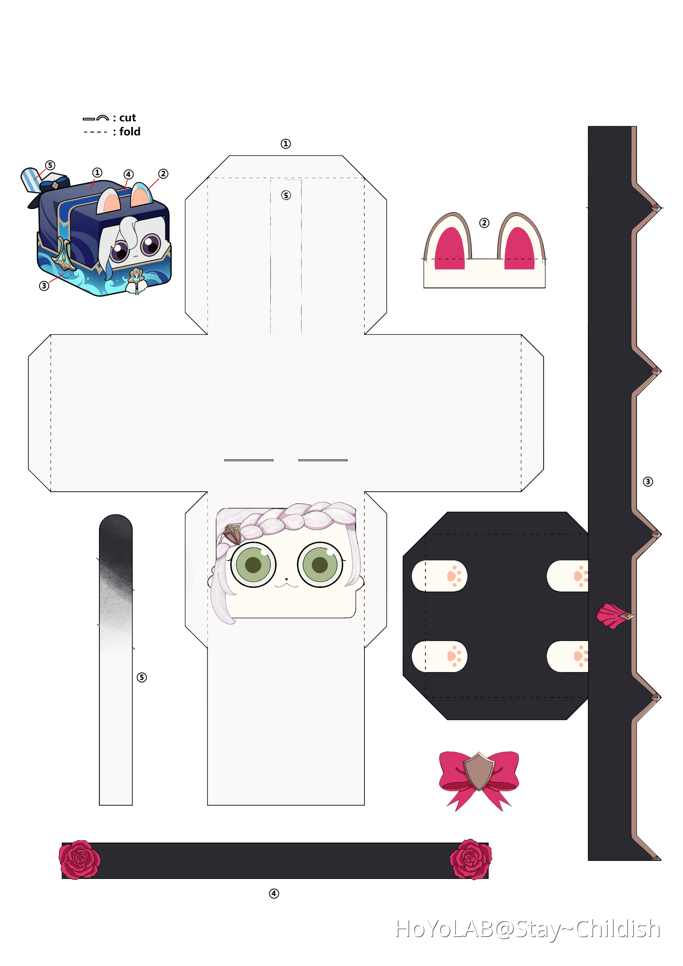 Noelle cat template Genshin Impact | HoYoLAB