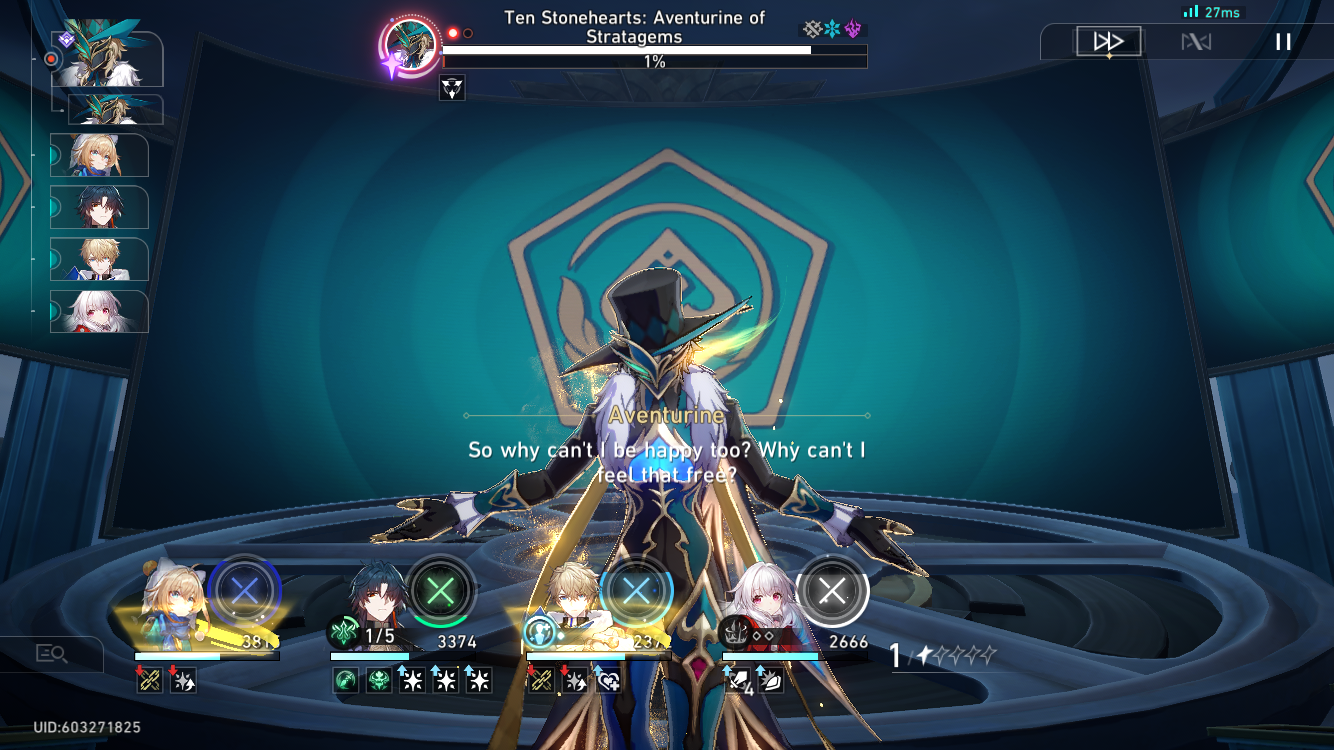 Aventurine boss fight Honkai: Star Rail | HoYoLAB