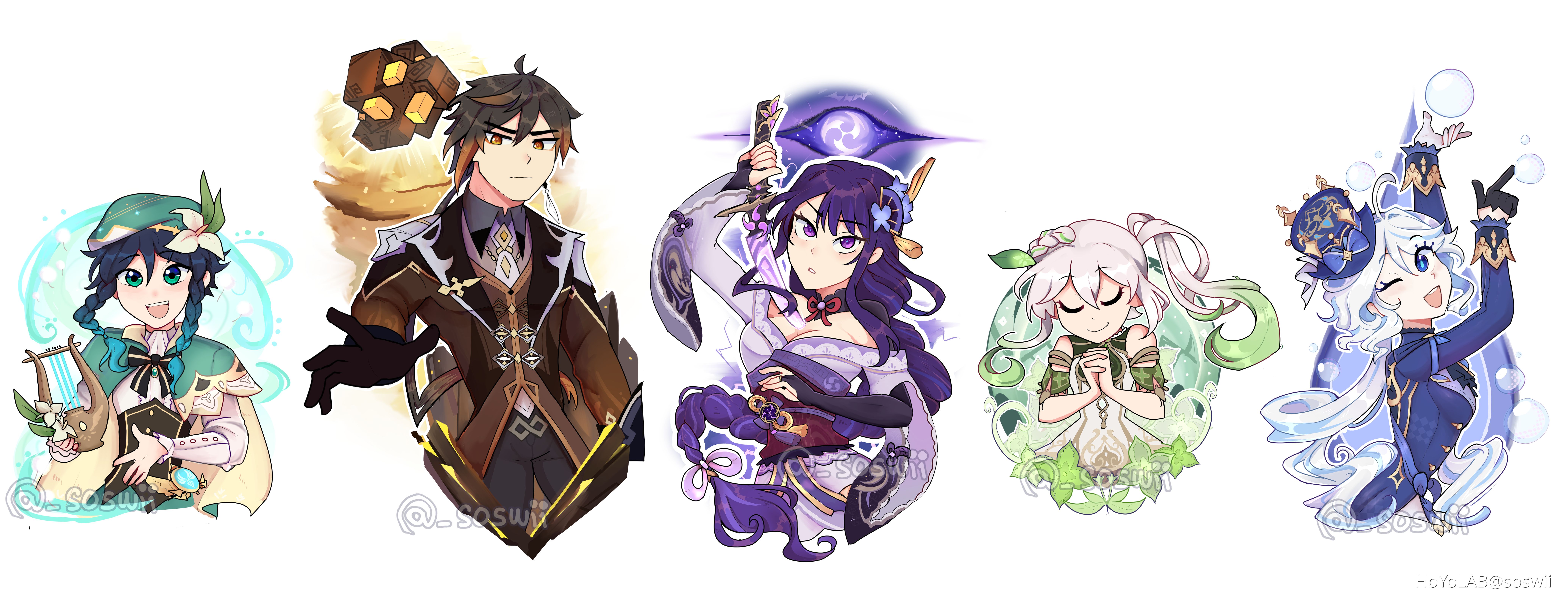 The Archons ! Genshin Impact | HoYoLAB