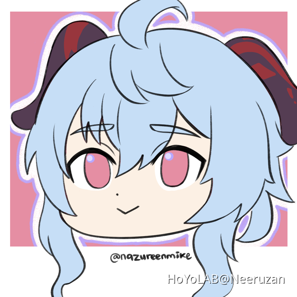 Day 183 until I reach Level 12: Simple chibi of Ganyu! Genshin Impact ...