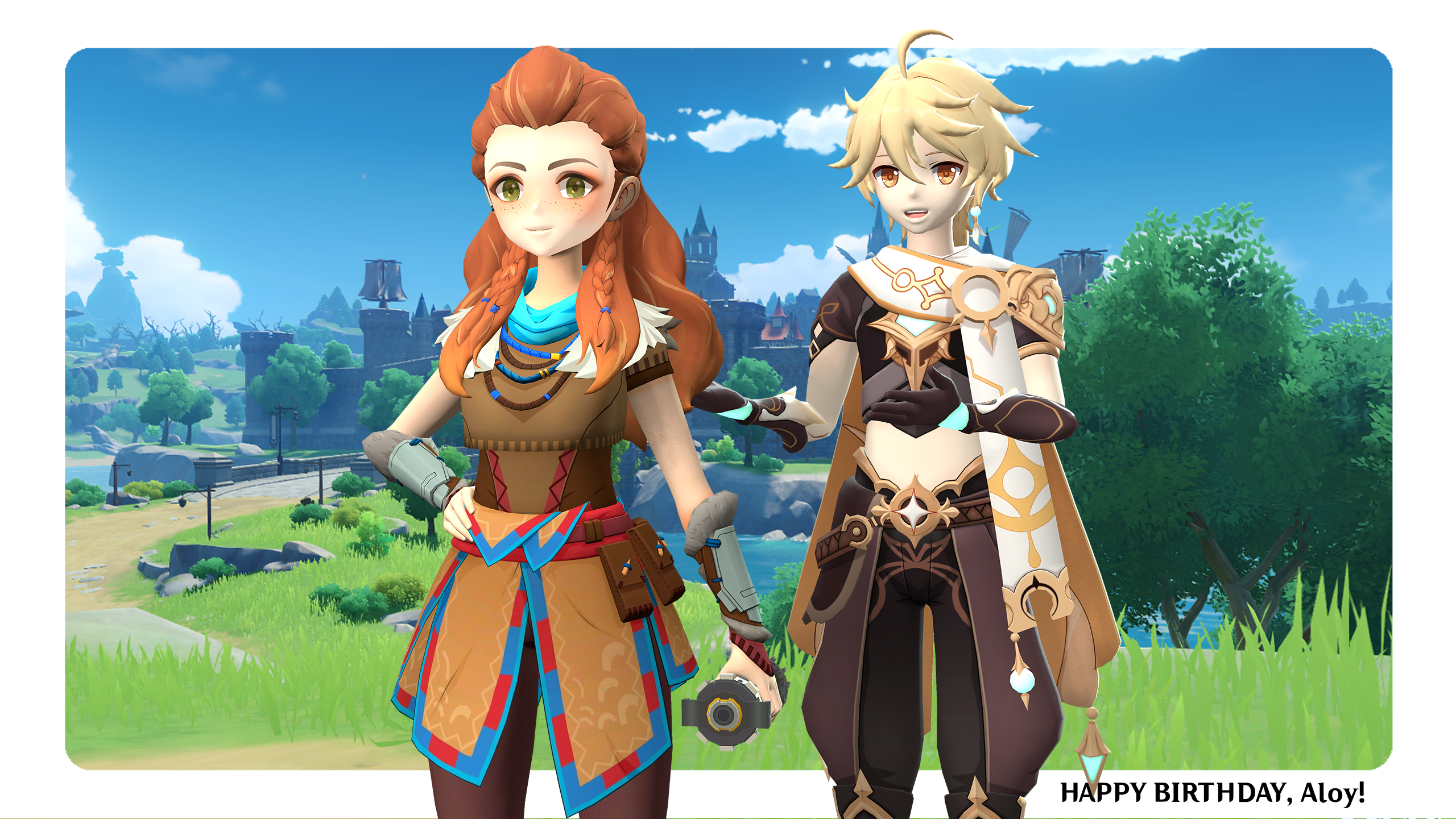 Happy Birthday, Aloy 2024 Genshin Impact | HoYoLAB