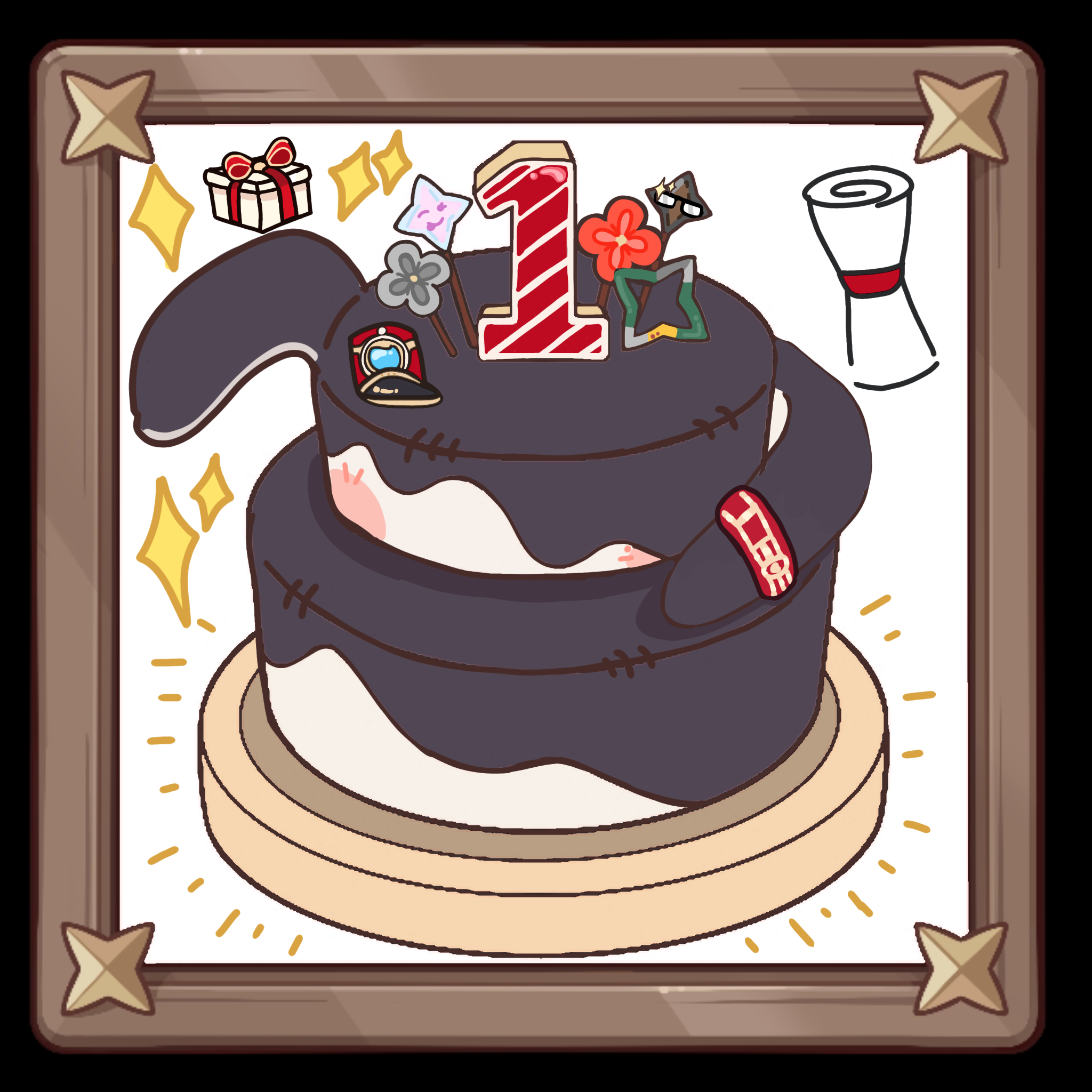 Star Rail Aniversary Cake Honkai Star Rail HoYoLAB