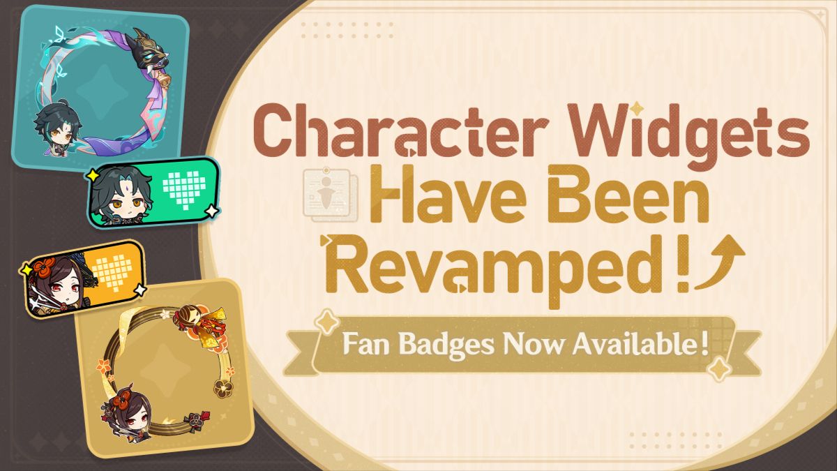 Character Widget Revamp~! Genshin Impact | HoYoLAB