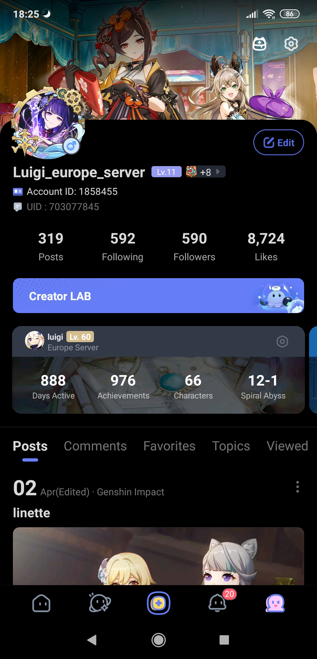 888 days Genshin Impact | HoYoLAB