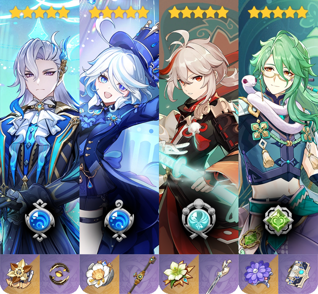 [4.5] Rotation ֎ -Neuvillette Hypercarry- ֎ Neuvillette Furina Kazuha ...