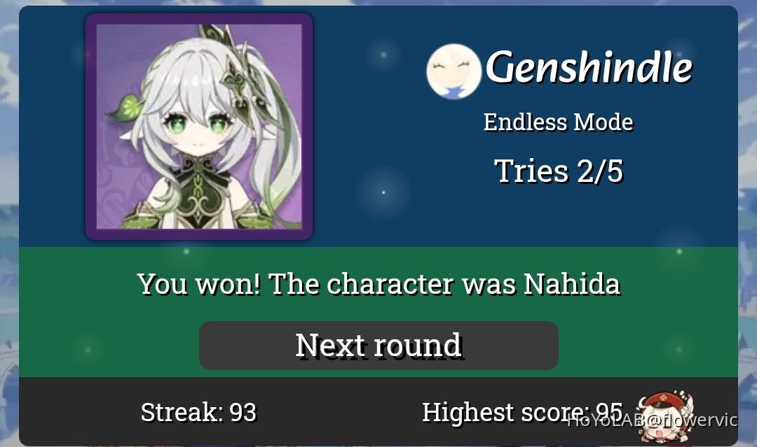 GENSHINDLE STREAK Genshin Impact | HoYoLAB