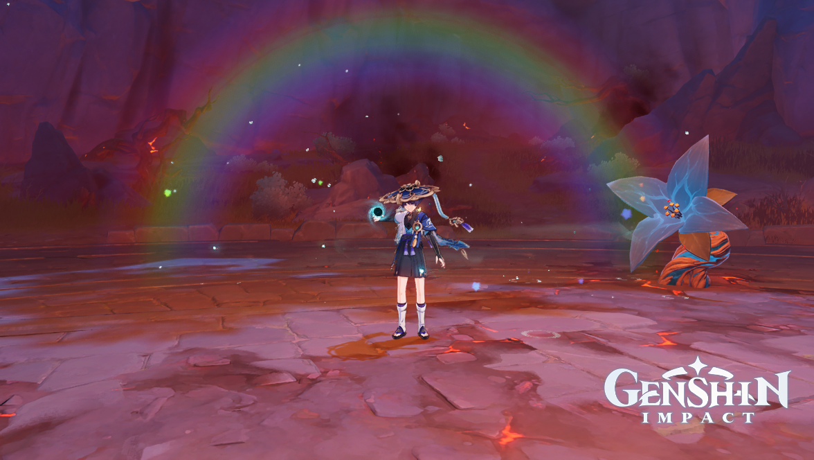Reminder: There’s rainbows in the game Genshin Impact | HoYoLAB
