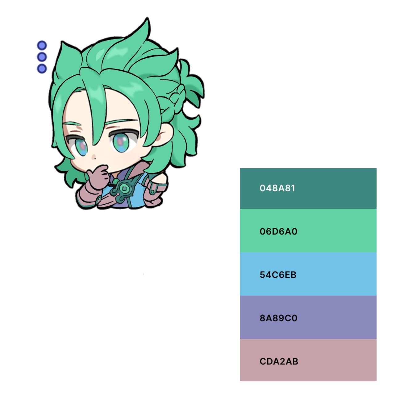 Albedo with a random colour palette 🎉 Genshin Impact | HoYoLAB