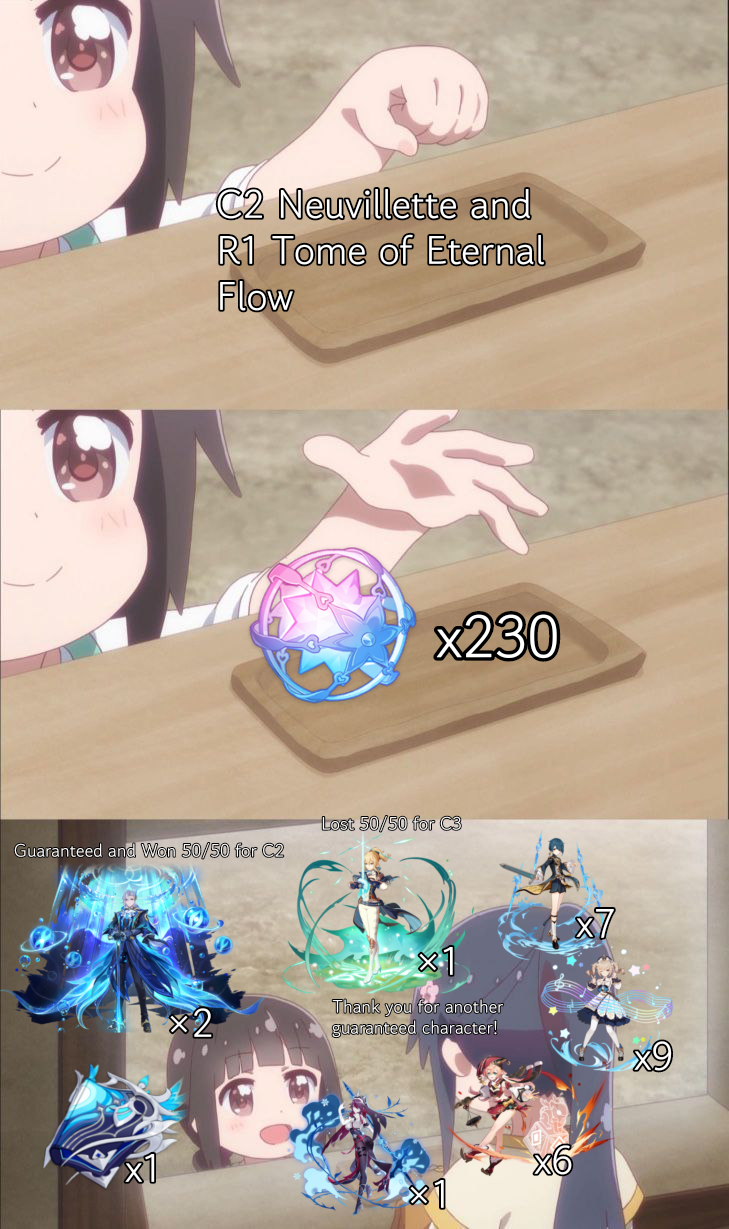 How my pulls went for C2 Neuvillette Genshin Impact | HoYoLAB