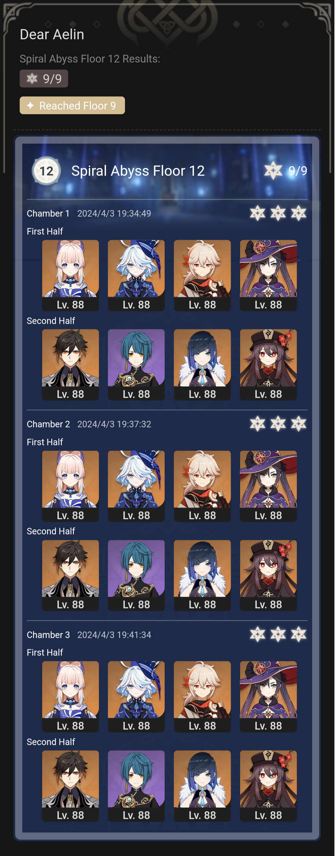 4.5 abyss + scuffed builds Genshin Impact | HoYoLAB