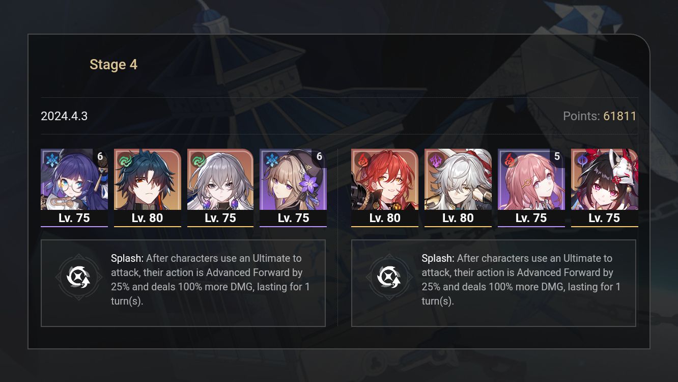 Blade + Herta and Jing Yuan + Himeko teams Honkai: Star Rail | HoYoLAB