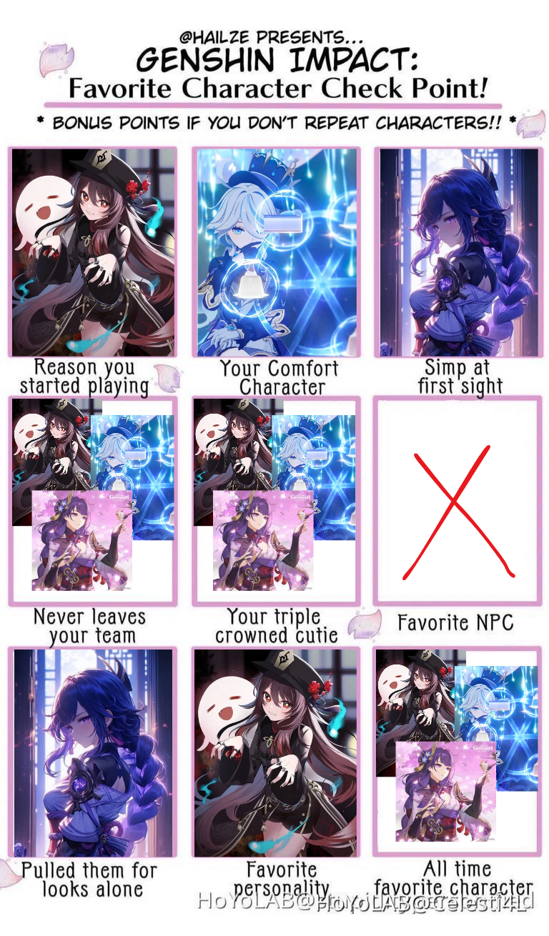 My Favorite Character Checkpoint Test! Genshin Impact | HoYoLAB