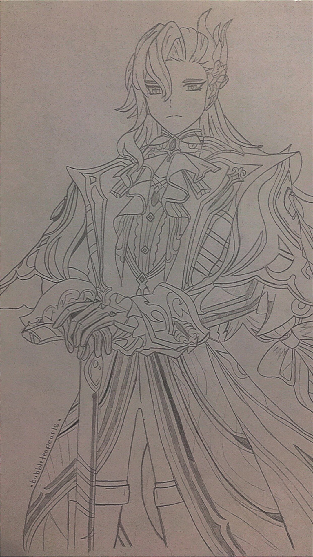 Neuvillette Drawing 💕💦 Genshin Impact | HoYoLAB