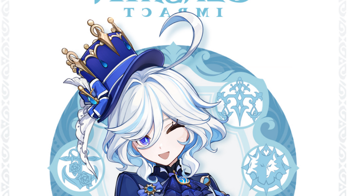 Furina image card but her eye is closed Genshin Impact | HoYoLAB