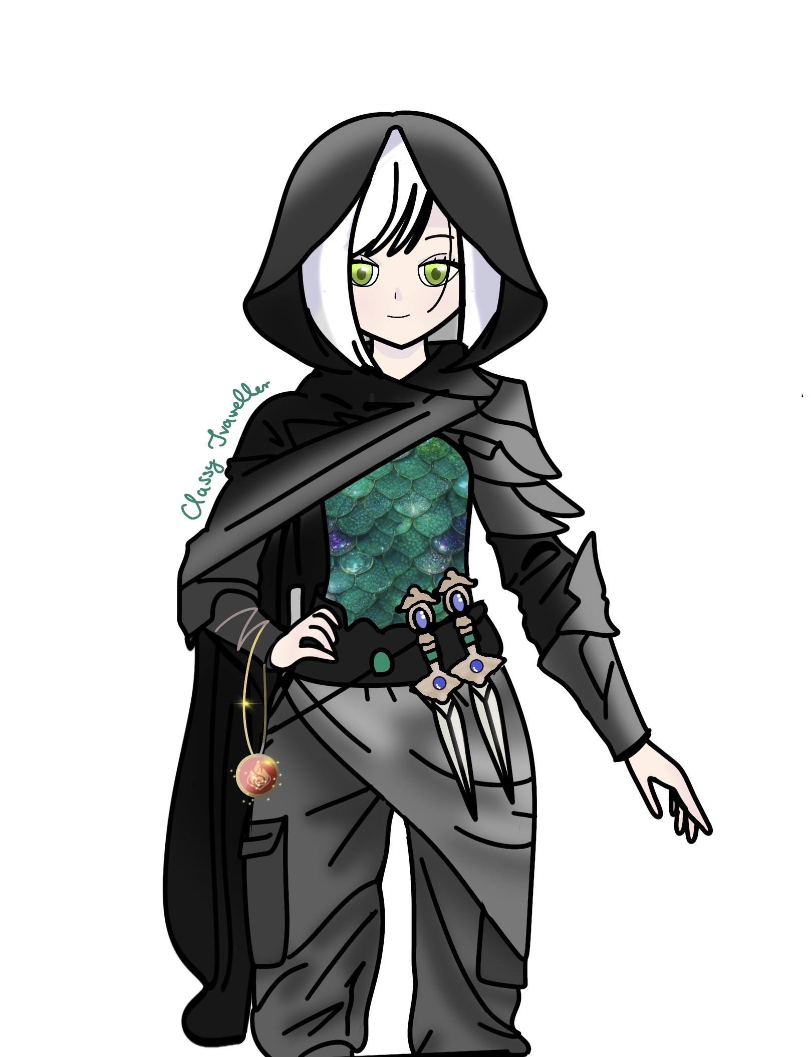 I drew your OC in my own style Genshin Impact | HoYoLAB