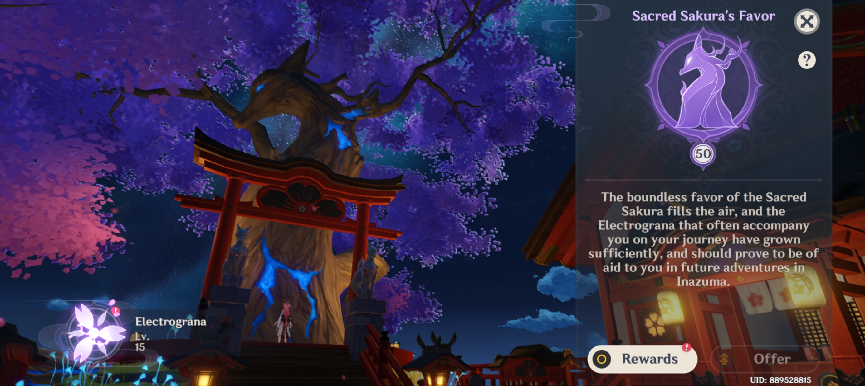 Sacred Sakura tree completed!! Genshin Impact | HoYoLAB