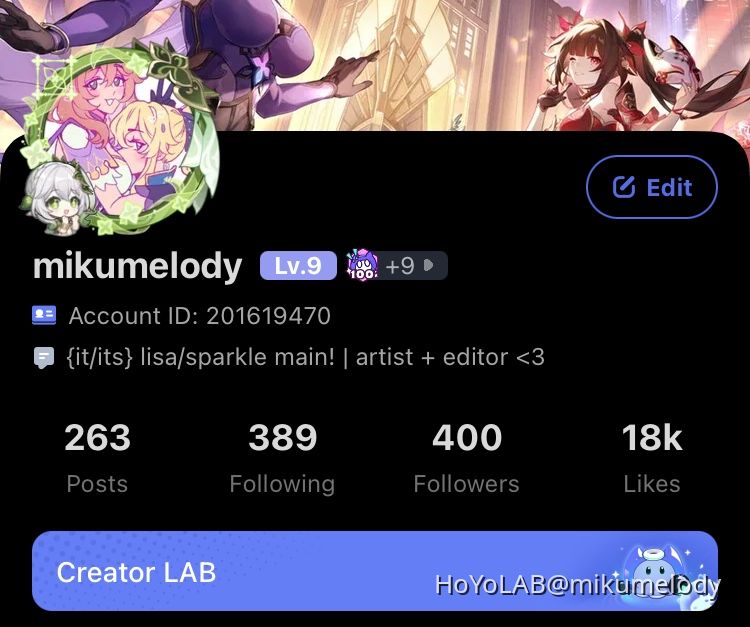 400 followers!! | HoYoLAB