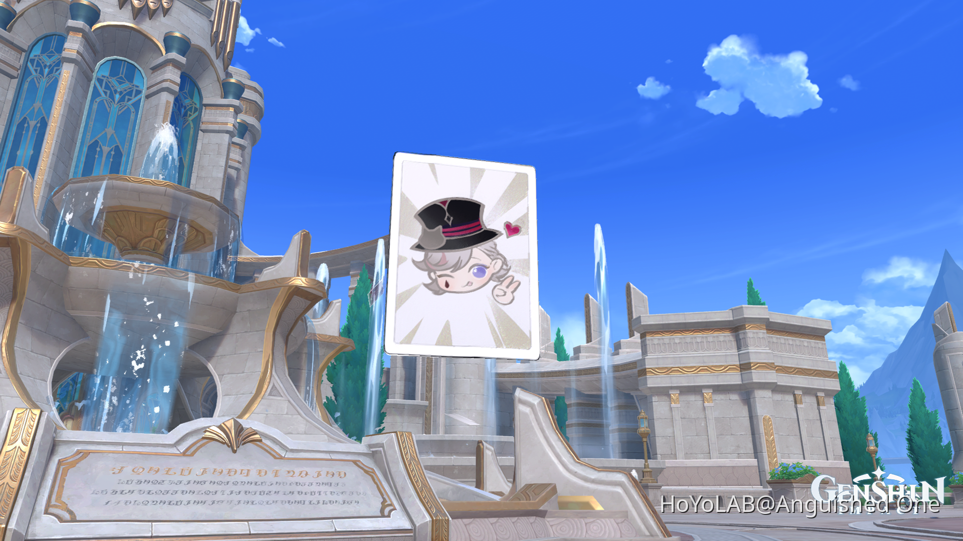 Lyney. A card? No, believe me, that's literally Lyney. Genshin Impact ...