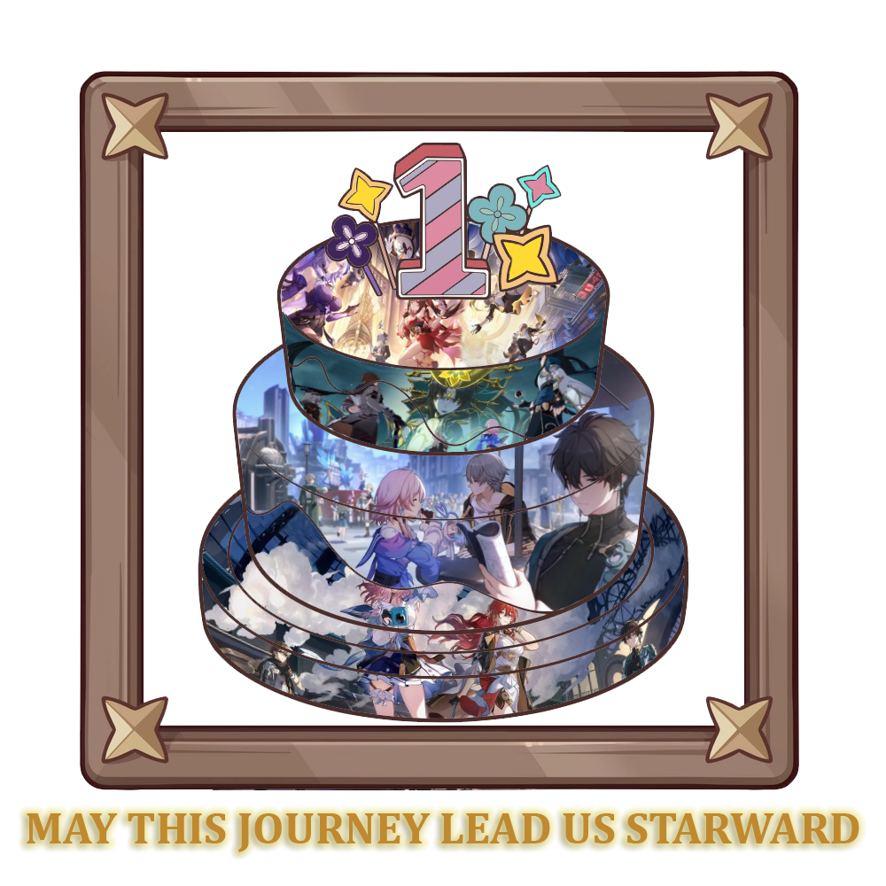 Happy 1st year anniversary HSR Honkai: Star Rail | HoYoLAB