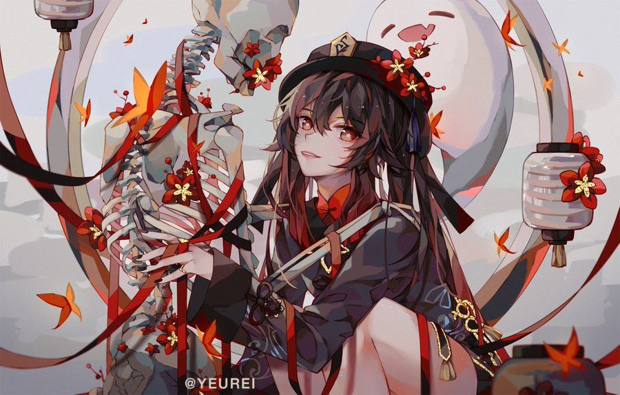 The skeleton is me 🤭 (Artist: Yeurei) Genshin Impact | HoYoLAB