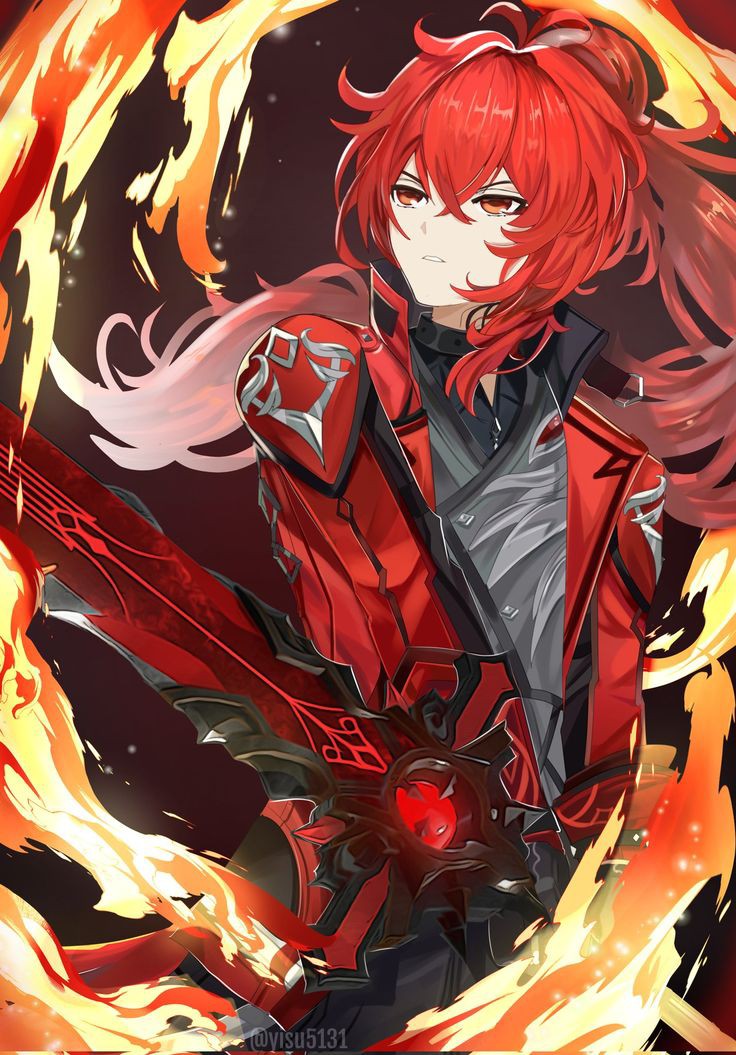 Diluc Icon Genshin Impact | HoYoLAB