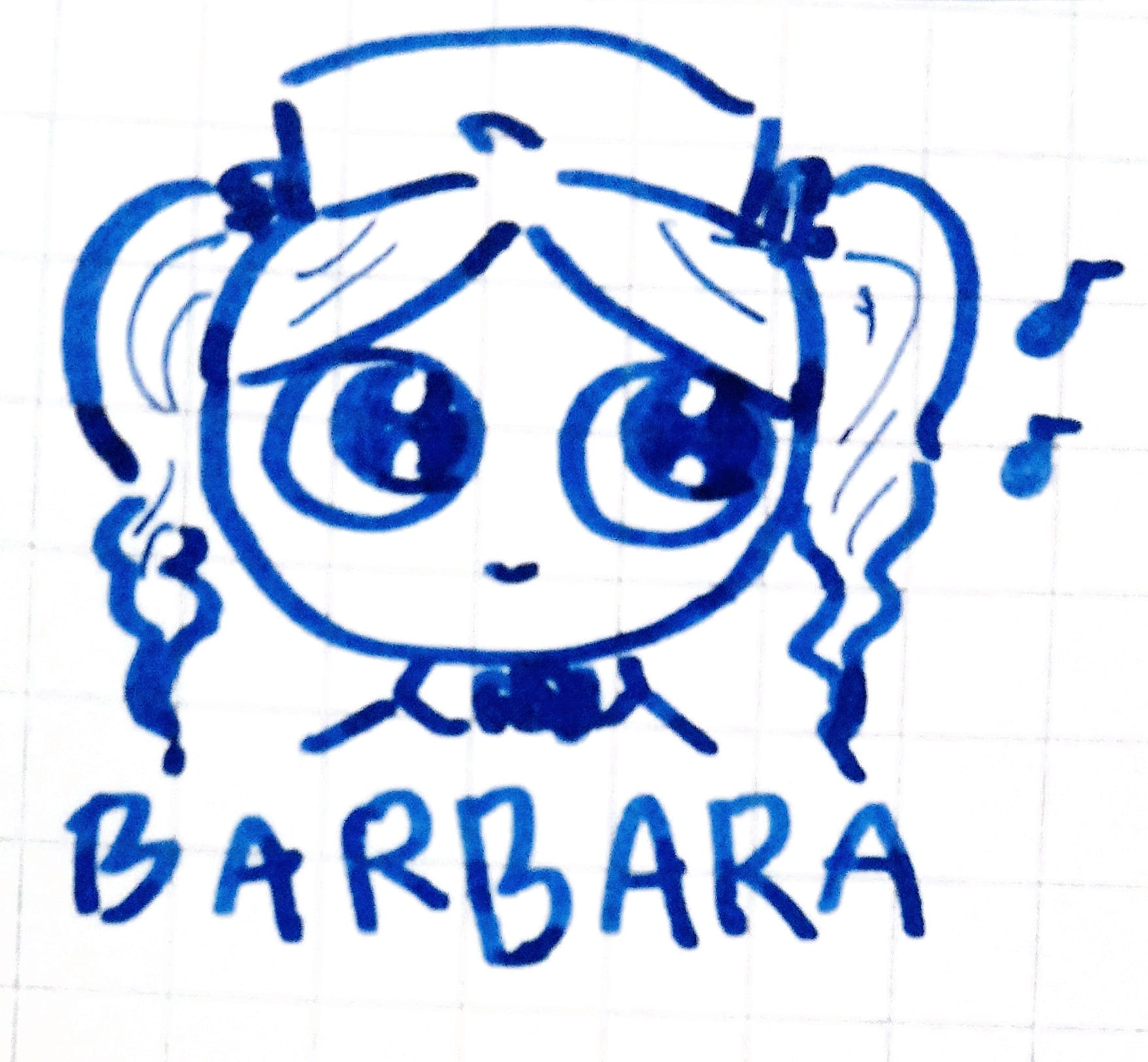 Barbara drawing Genshin Impact | HoYoLAB