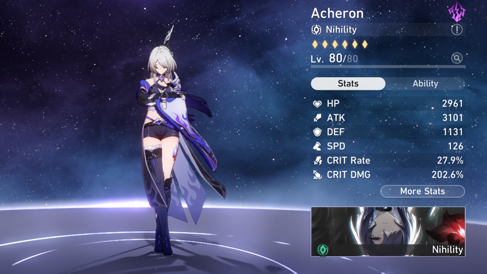Acheron is the best girl~ Honkai: Star Rail | HoYoLAB