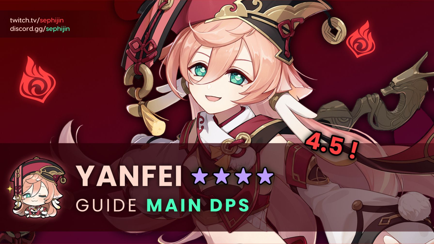 [4.5] Guide complet de Yanfei Genshin Impact | HoYoLAB