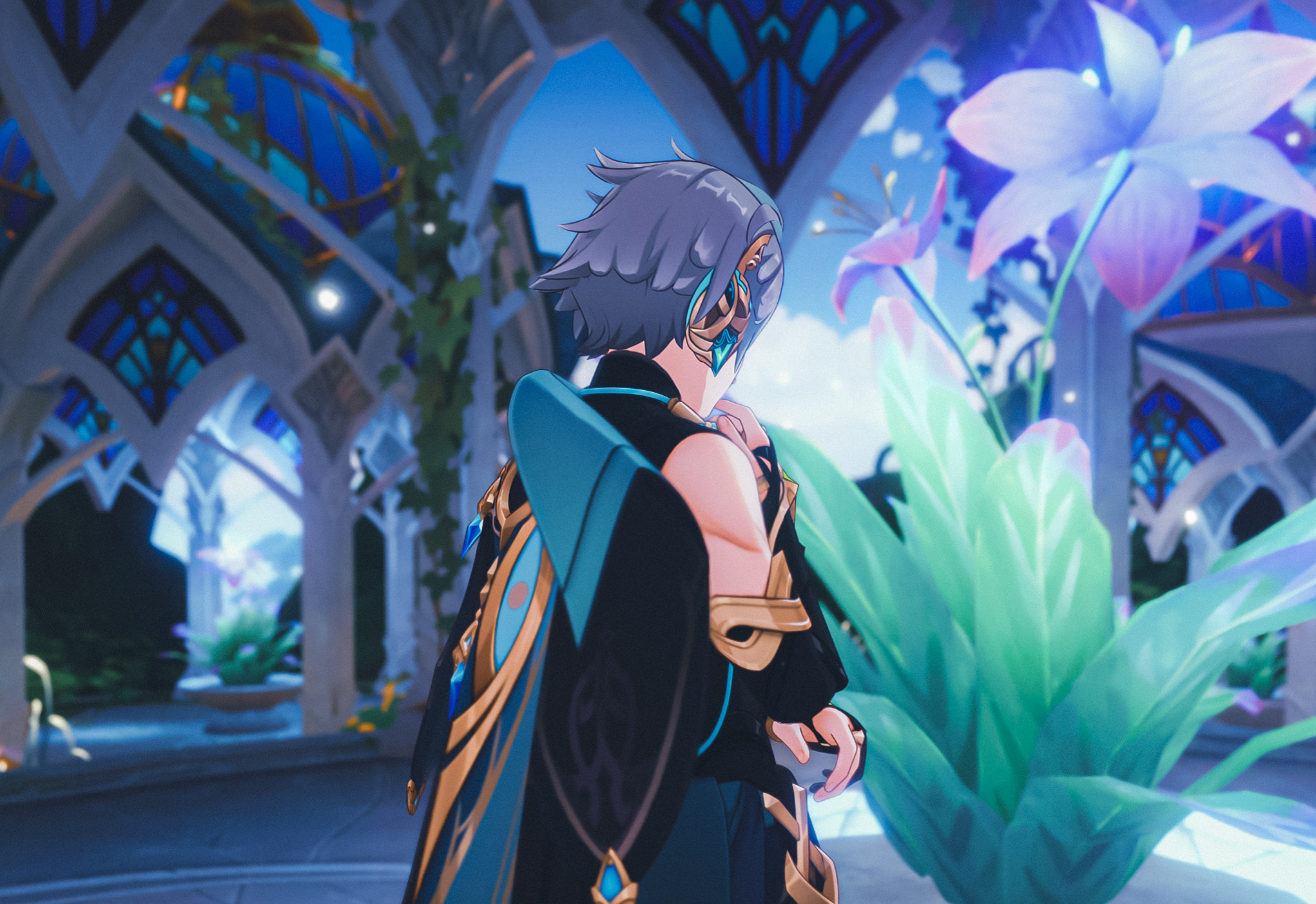 Alhaitham in Sumeru Library Genshin Impact | HoYoLAB