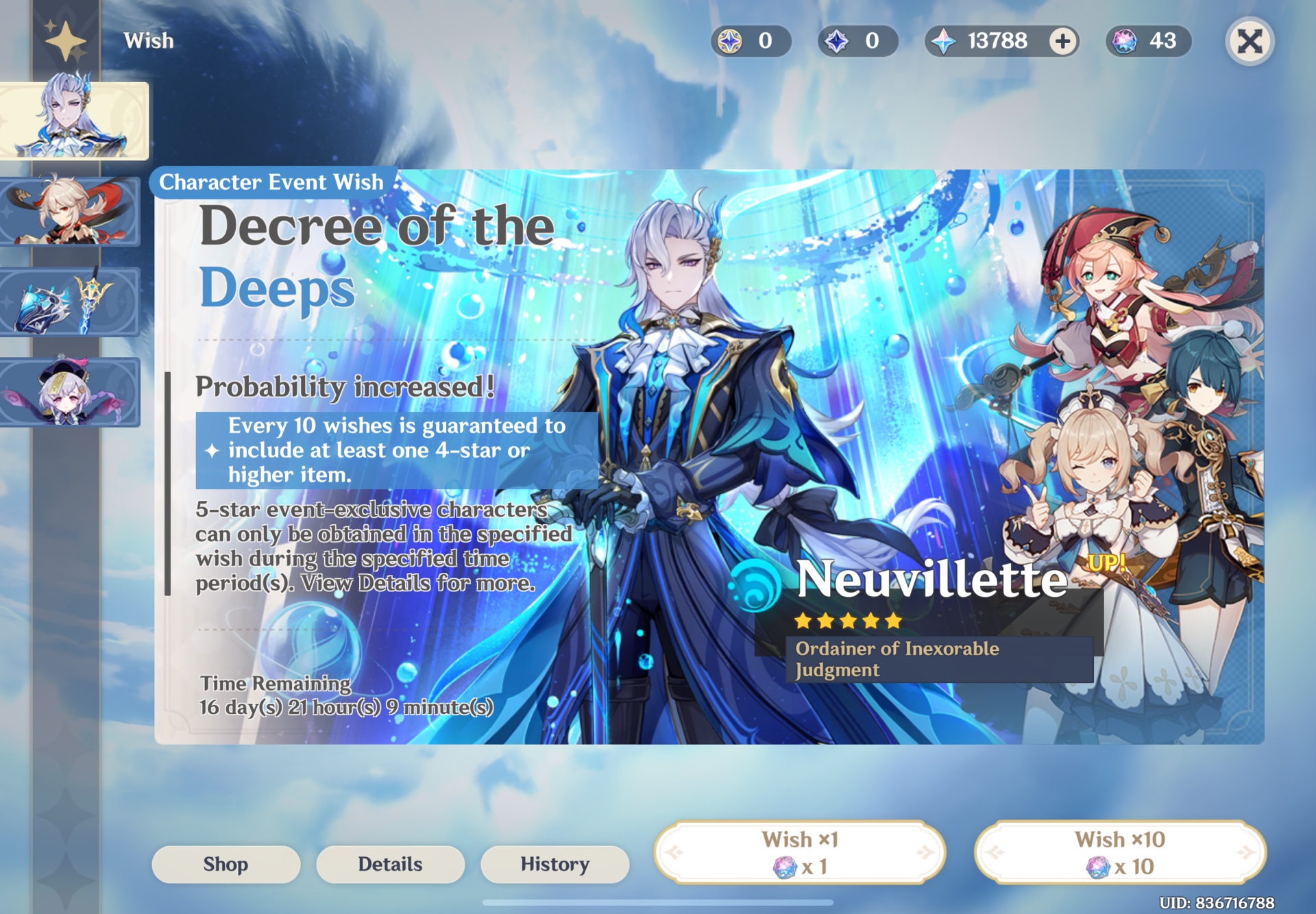 Day 27 Saving for Neuvillette or Arlecchino - April 06,2024 - India Genshin Impact | HoYoLAB