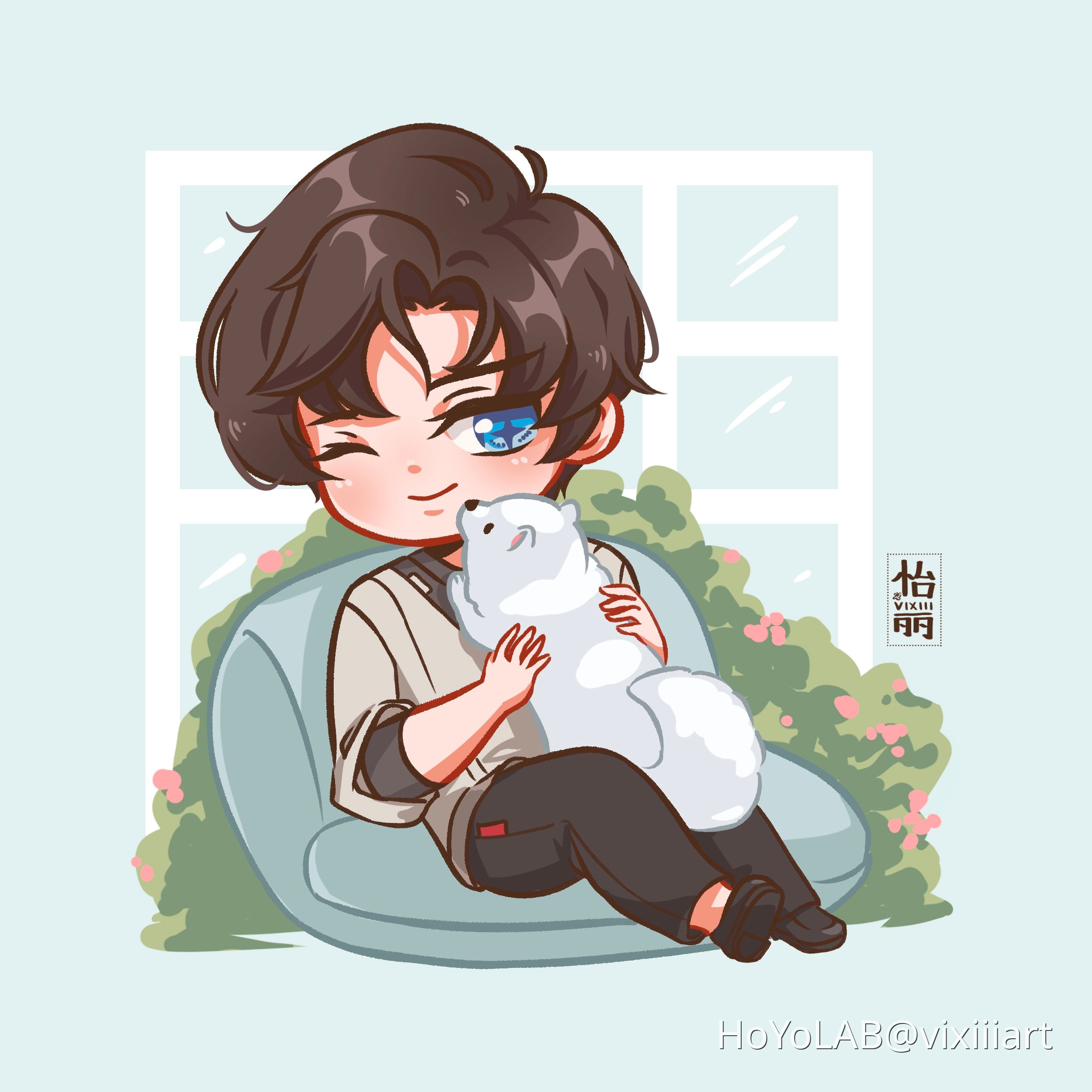 Fluffy Fuzzy Artem Chibi Tears of Themis | HoYoLAB