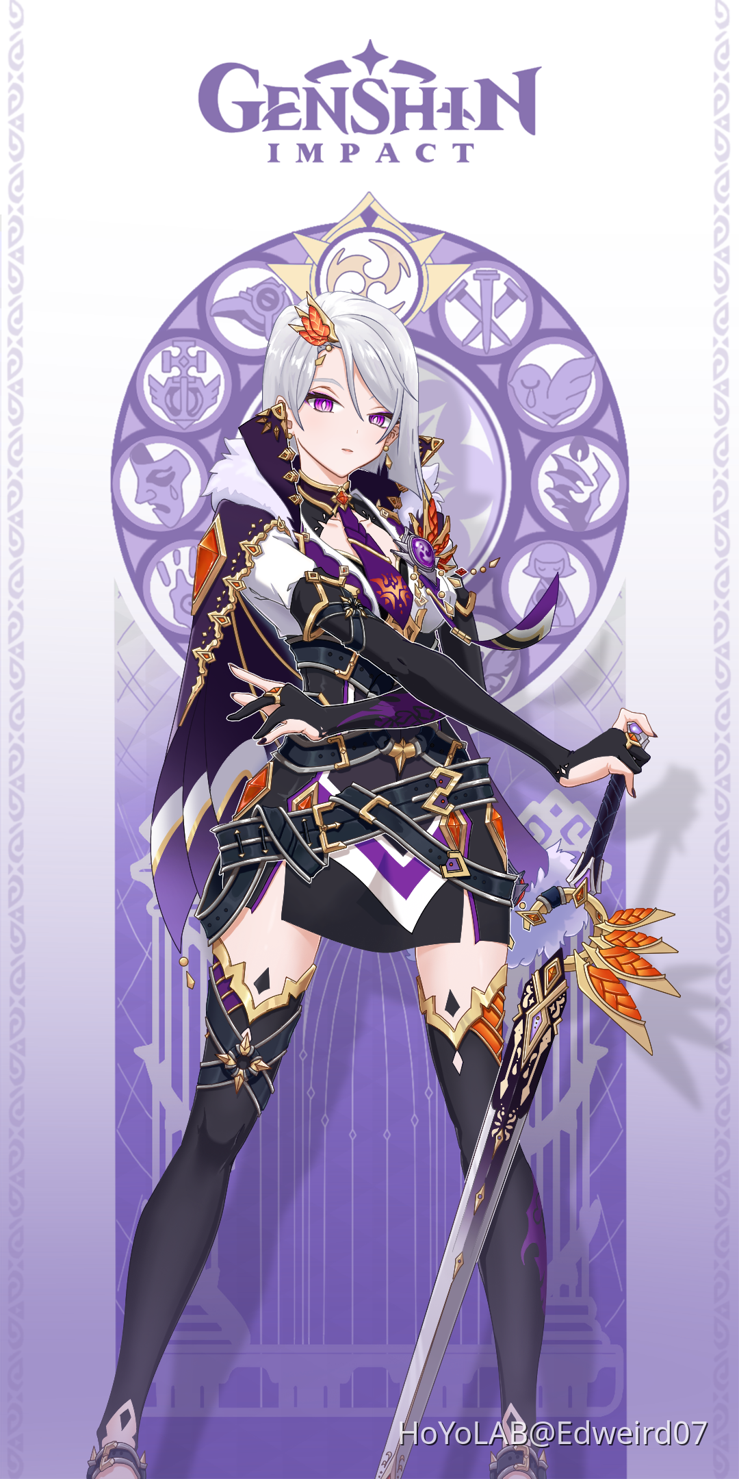 KIRA - Fatui Agent OC FanArt Genshin Impact | HoYoLAB