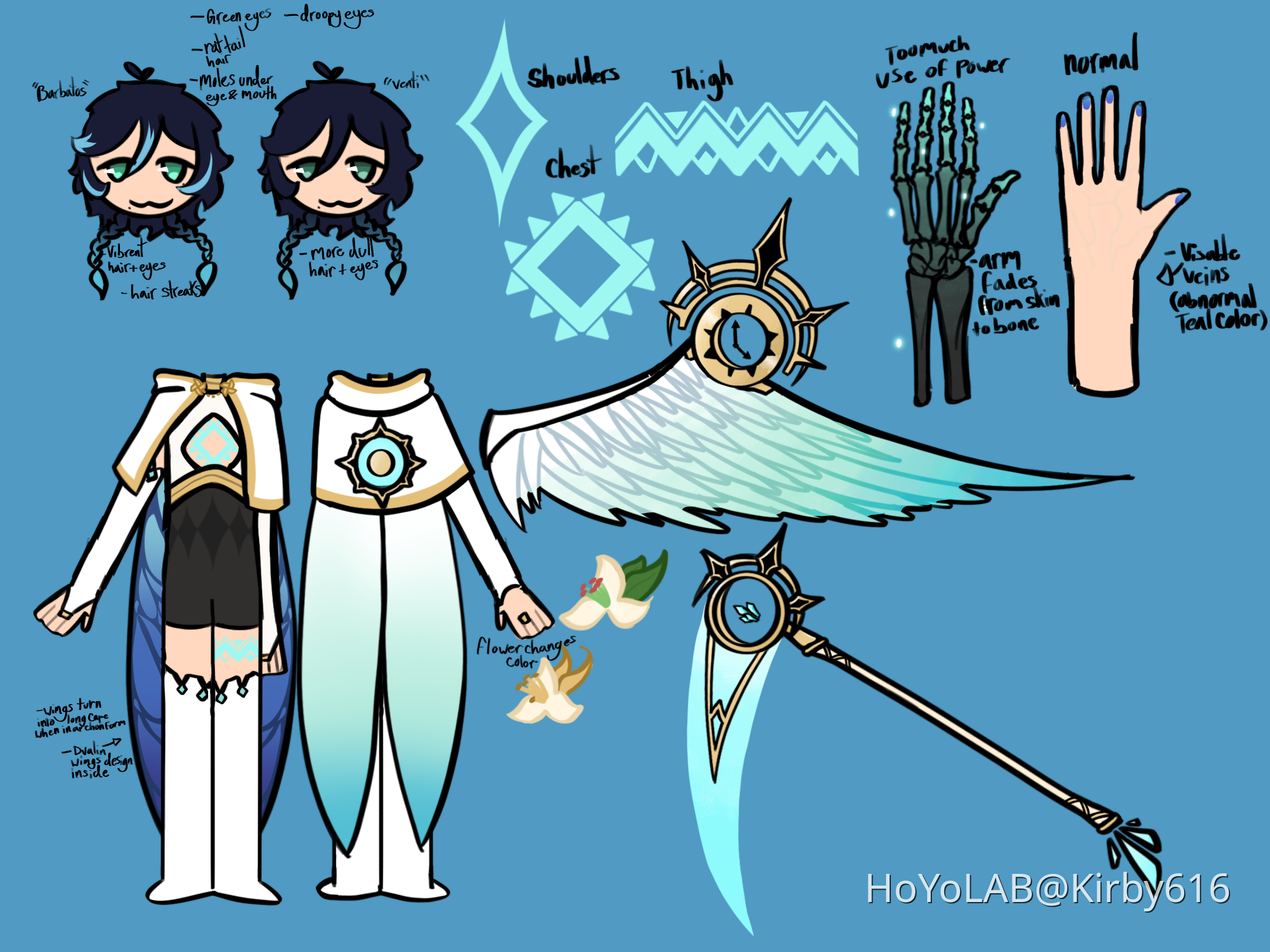 Venti redesign/headcanons Genshin Impact | HoYoLAB
