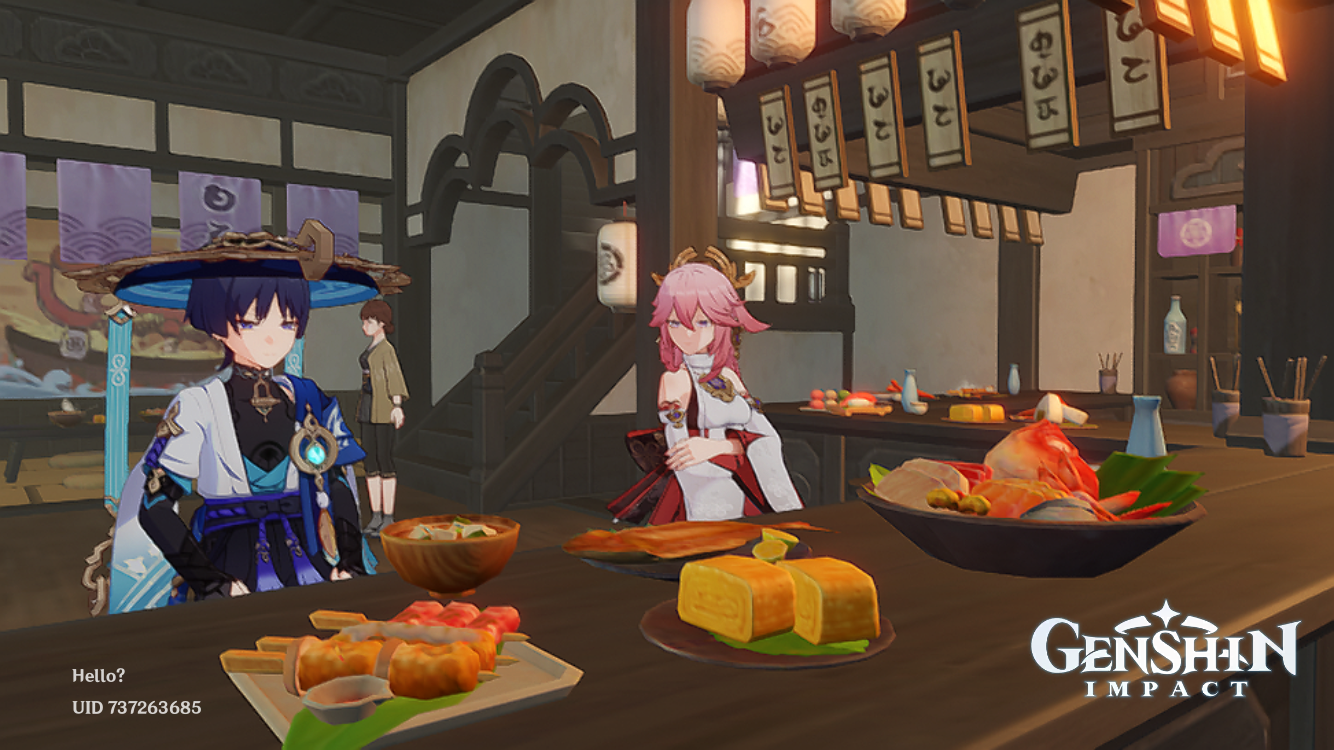 Miko is mikoing and Wanderer is wandering Genshin Impact | HoYoLAB