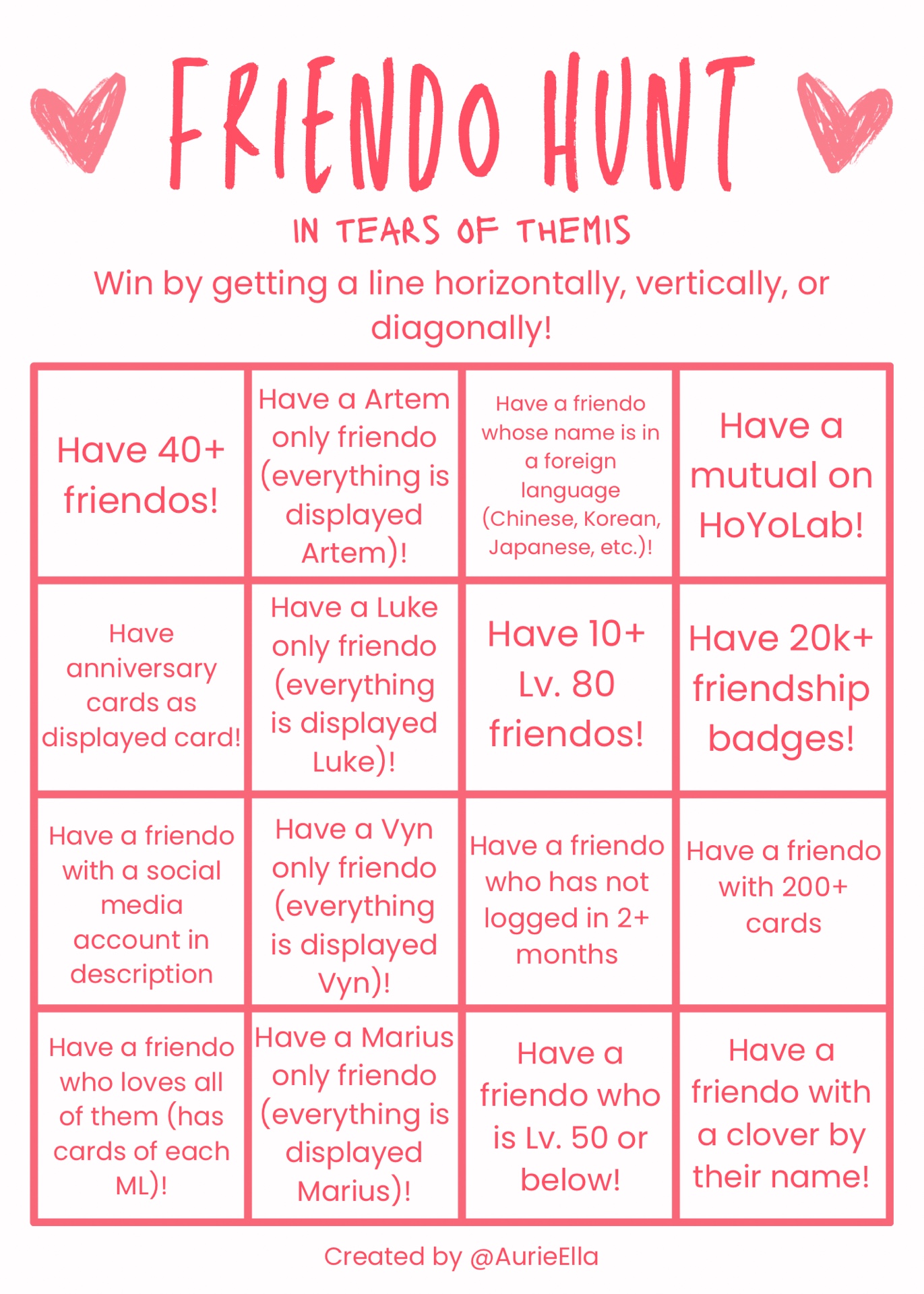 Friendo Hunt Tears of Themis | HoYoLAB