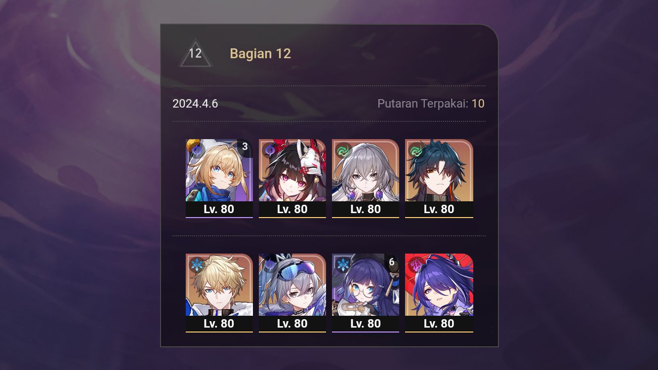 My first time clear MOC 12 Honkai: Star Rail | HoYoLAB