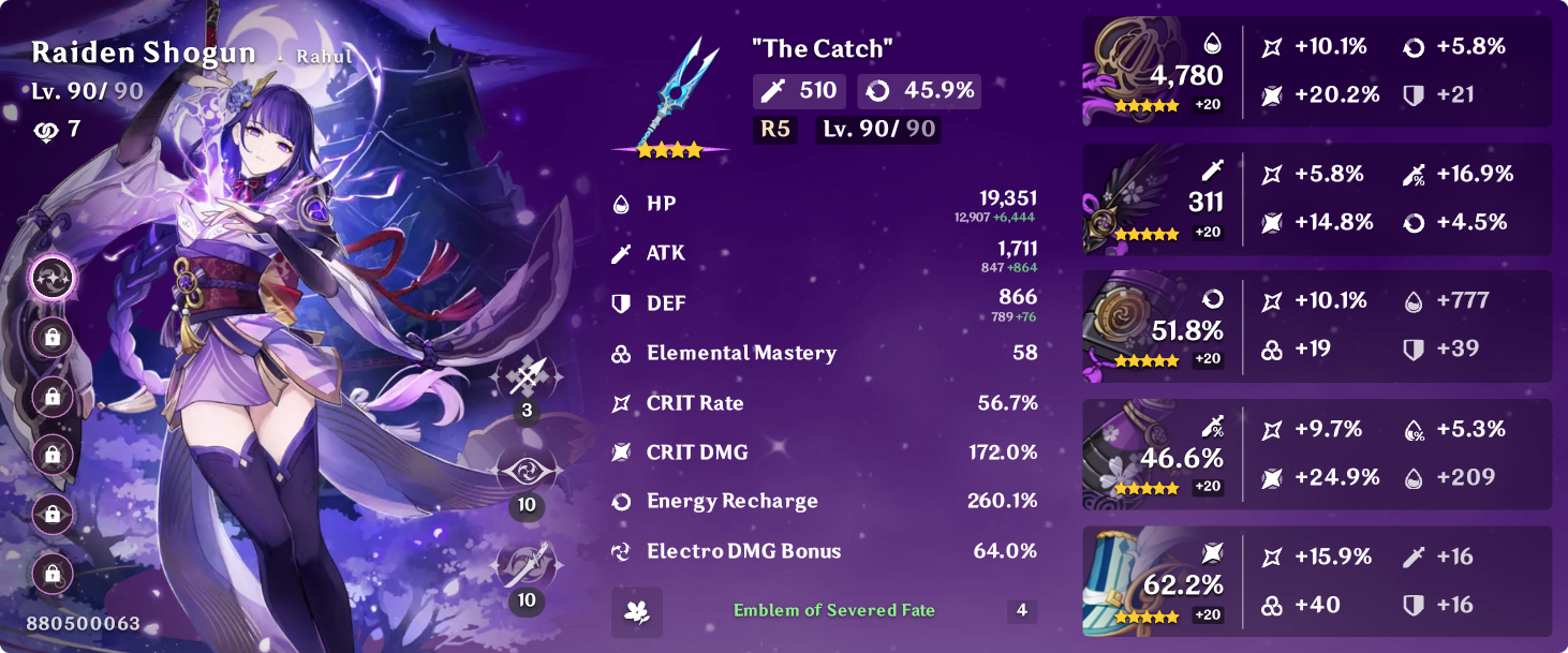 Raiden build c1 Genshin Impact | HoYoLAB