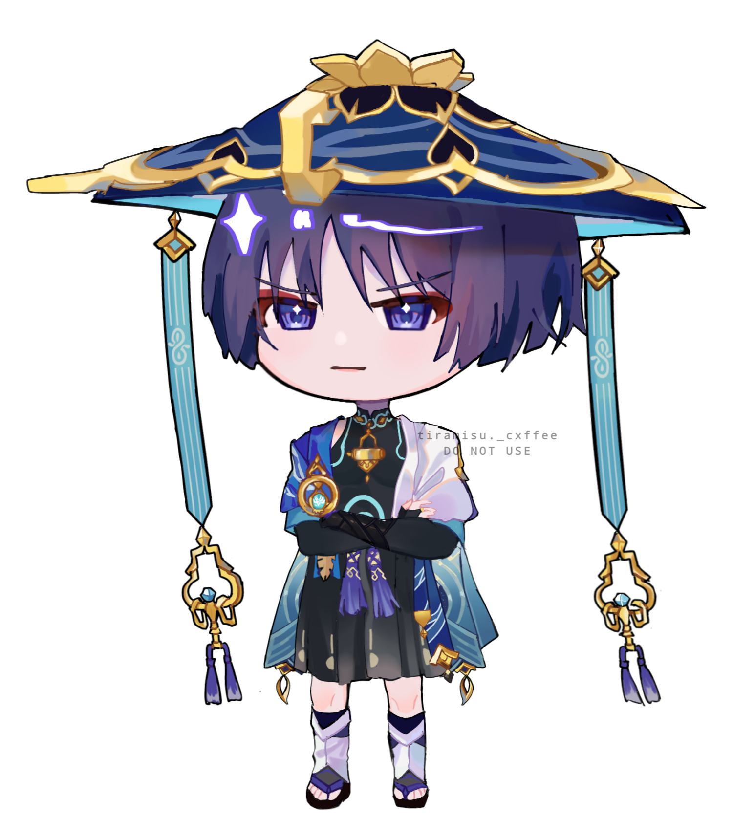 Wanderer chibi Genshin Impact | HoYoLAB