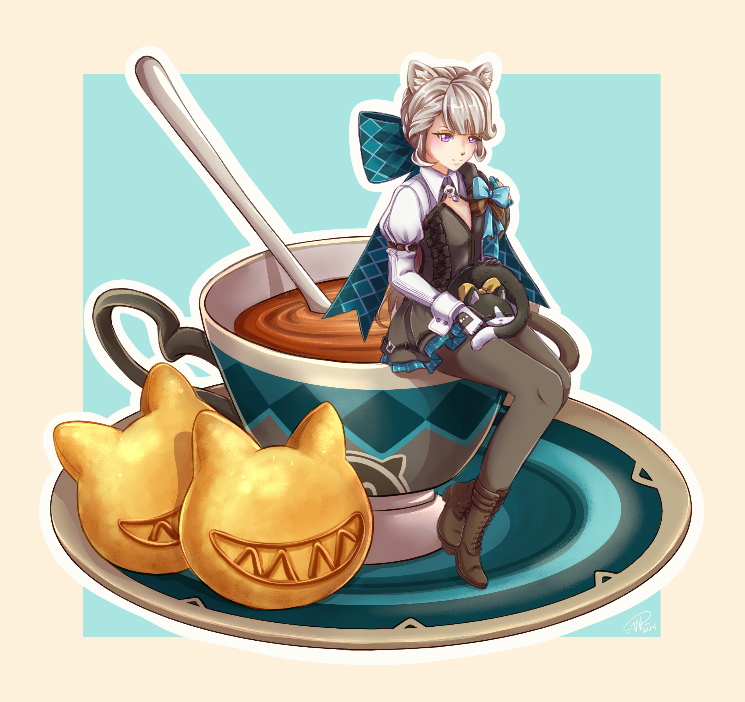 stanby mode... did Lynette's hangout and absolutely loved it... Genshin ...