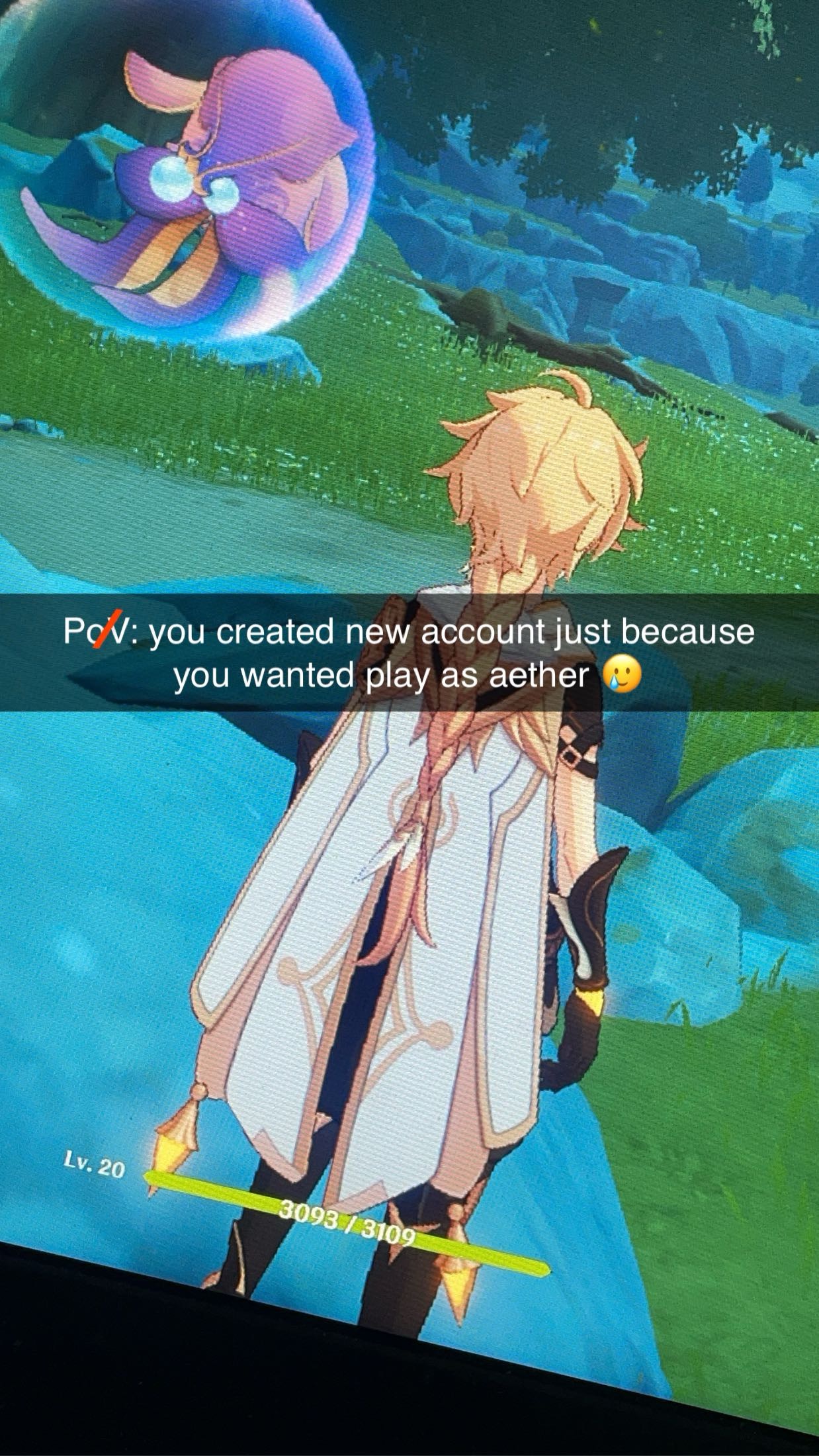 I like both twins but playing as aether is very interesting 😂 Genshin ...