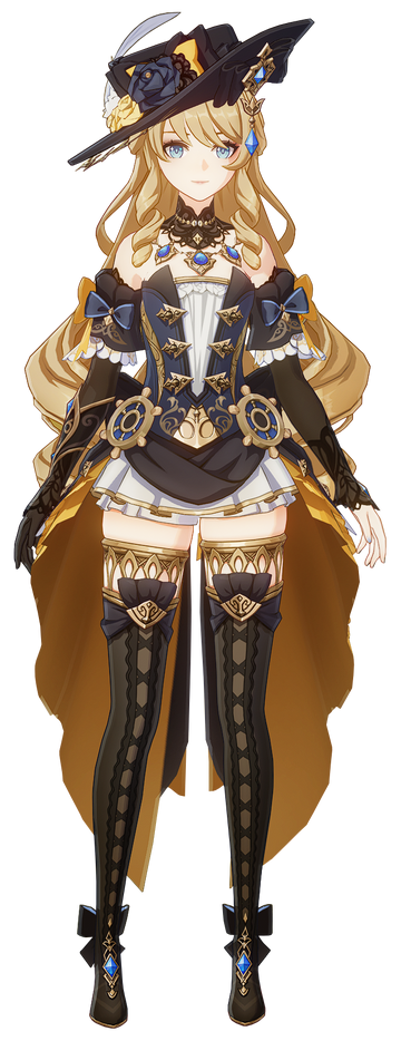 Can somebody draw Navia in this? This is so frickin cute!! Genshin ...