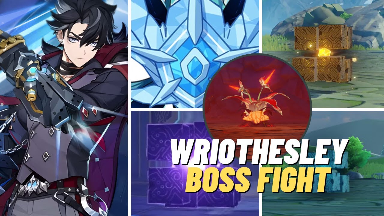 Boss Fight Wriothesley VS 5 Bosses | Genshin Impact Genshin Impact ...
