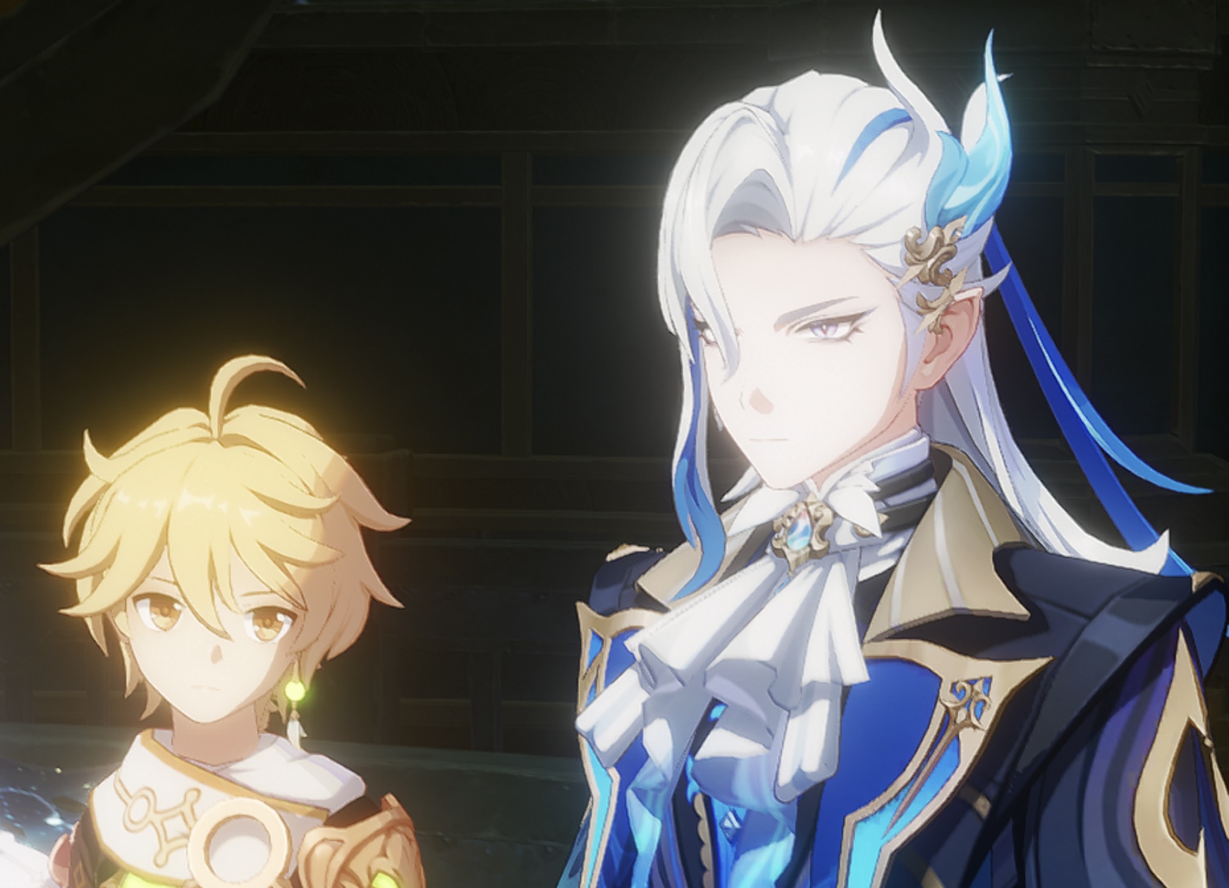 I think Neuvillette is the first male character that actually looks old ...