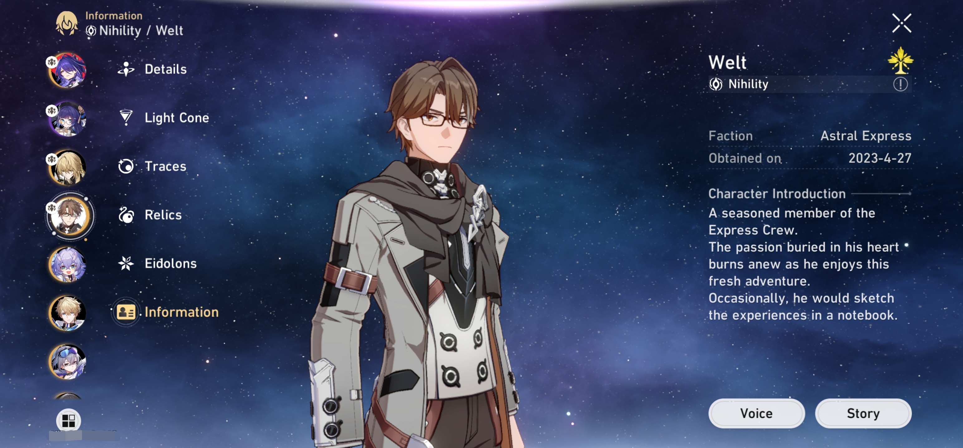 Posting on Welt: Day5 Honkai: Star Rail | HoYoLAB