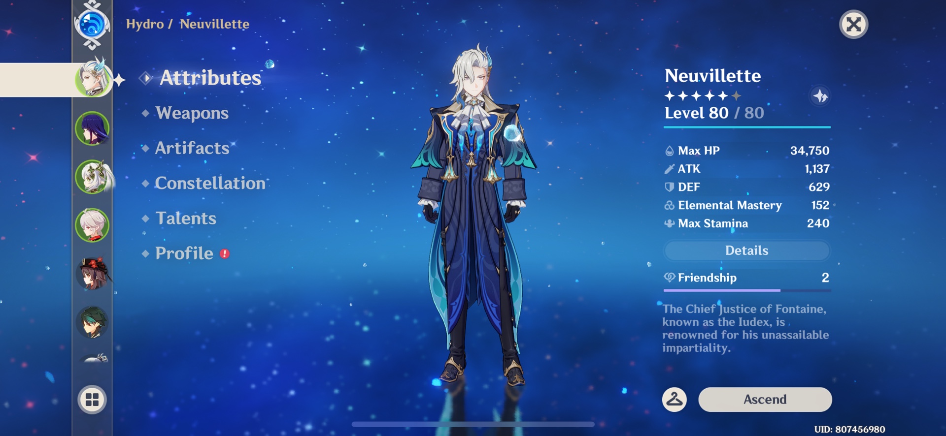 Rate my Neuvilette build!!! Genshin Impact | HoYoLAB