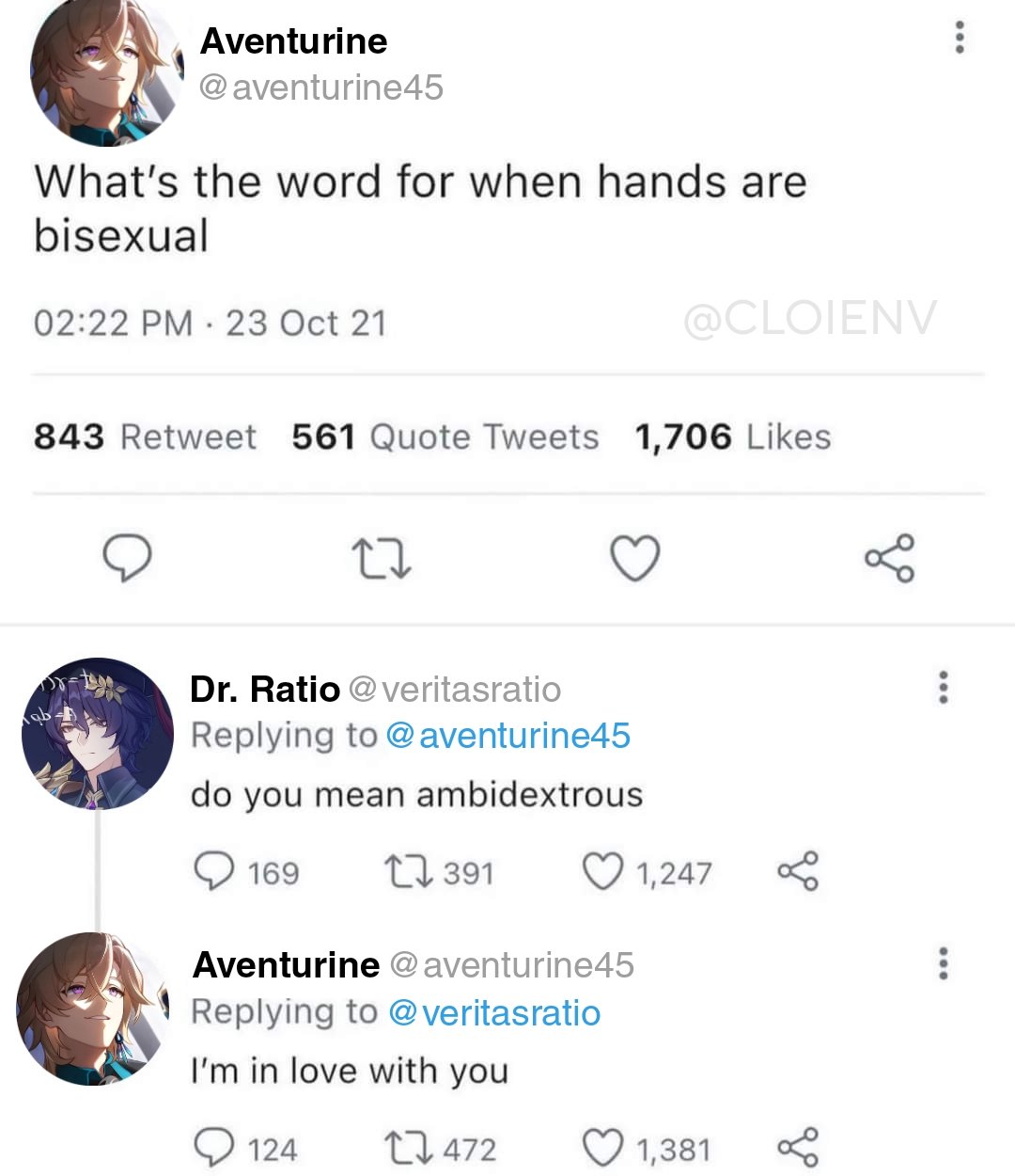 Aventurine Memes That Made My Day 🌠 Honkai: Star Rail | HoYoLAB