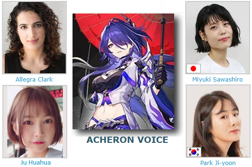 Acheron Voice Actor Honkai: Star Rail | HoYoLAB