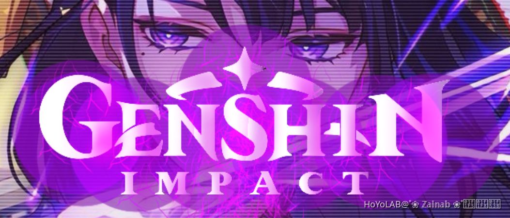 Raiden Shogun Genshin Impact Logo! 💜 Genshin Impact | HoYoLAB