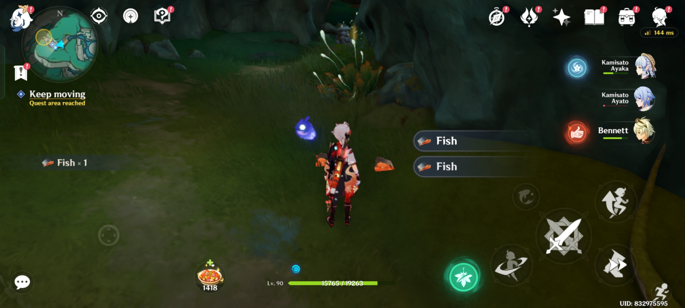 kazuha & fish Genshin Impact | HoYoLAB